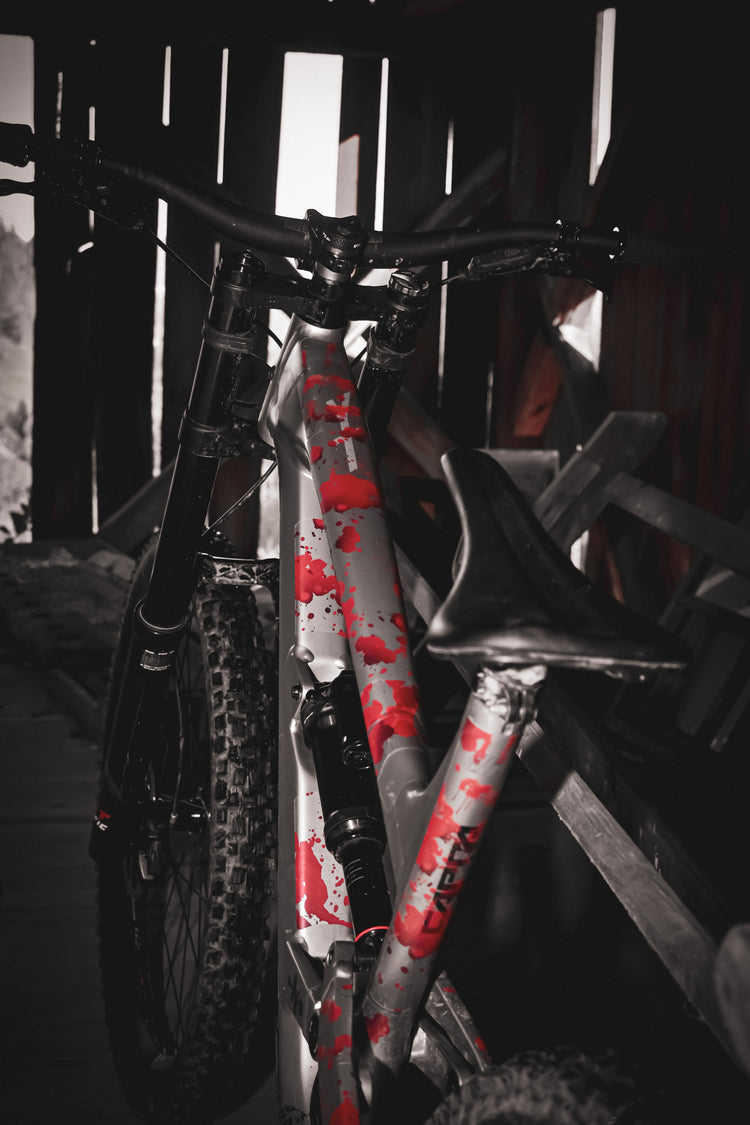 Blood - Halloween SPECIAL - Bike Frame wrap MK2 – DIRTSPECIFIC Bike ...
