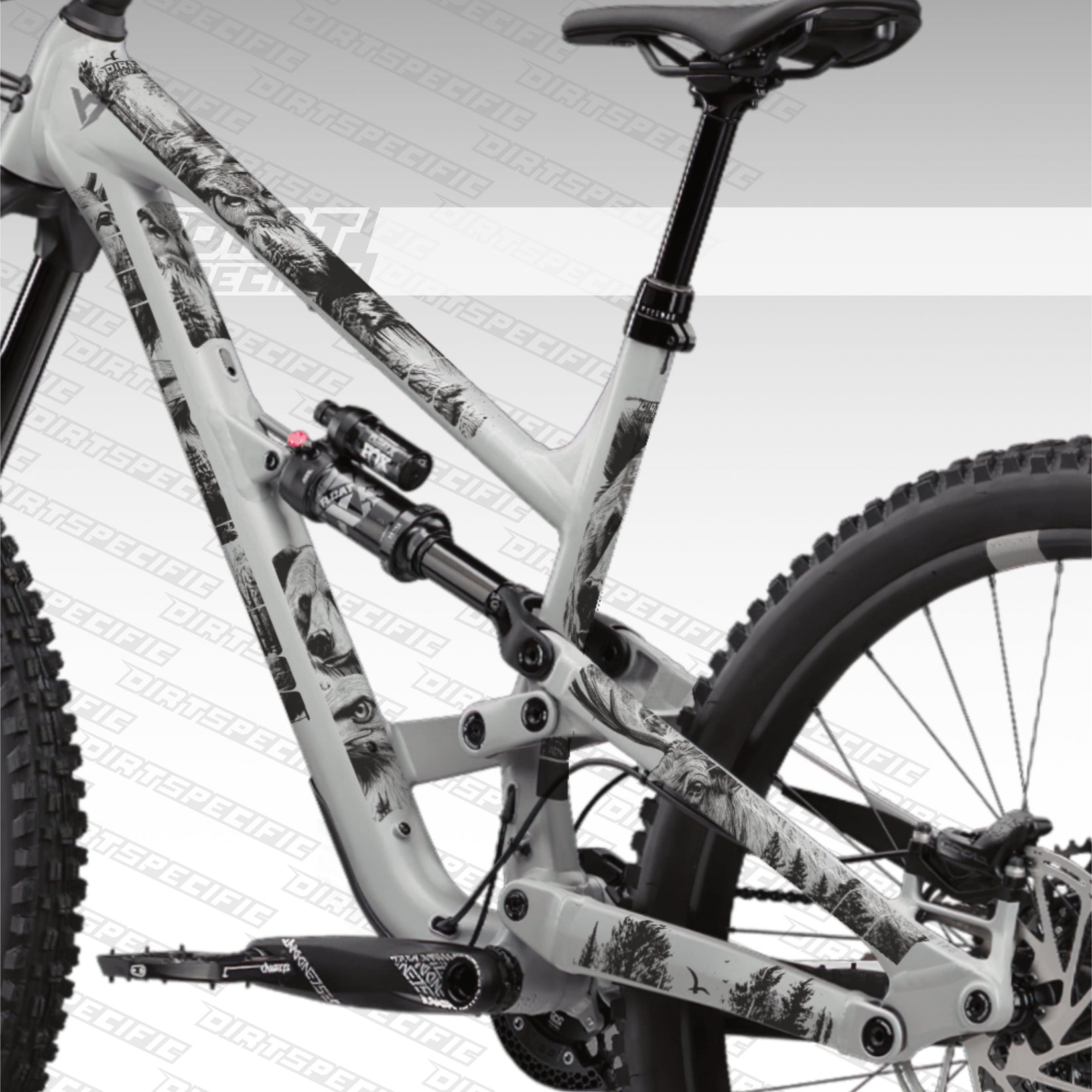 Alaska - Bike Frame wrap MK2 - (Custom Color Options🎨 ) – DIRTSPECIFIC ...