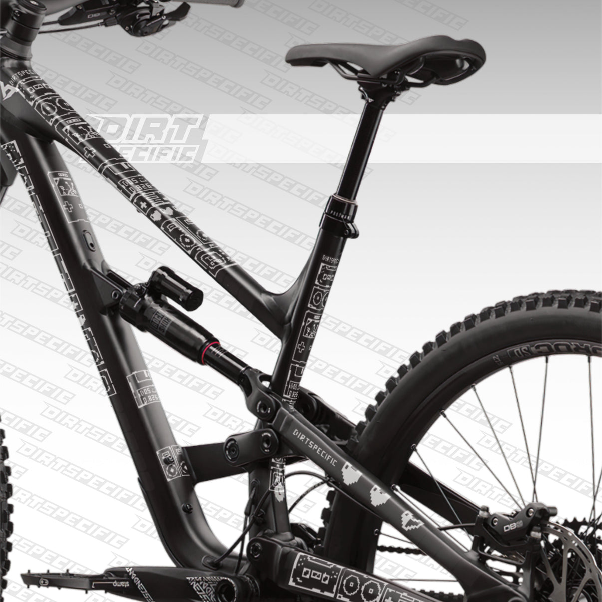 Old time white - Bike Frame wrap MK2 - (Custom Color Options🎨 ...