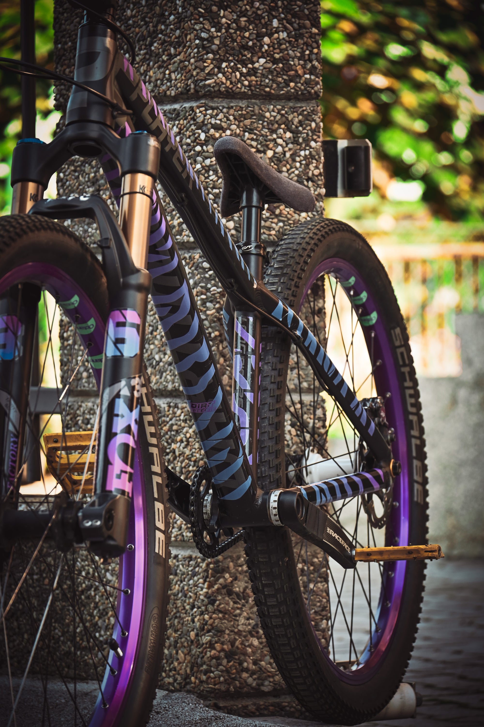 Crazy zebra - Bike Frame wrap MK2 – DIRTSPECIFIC Bike frame protection