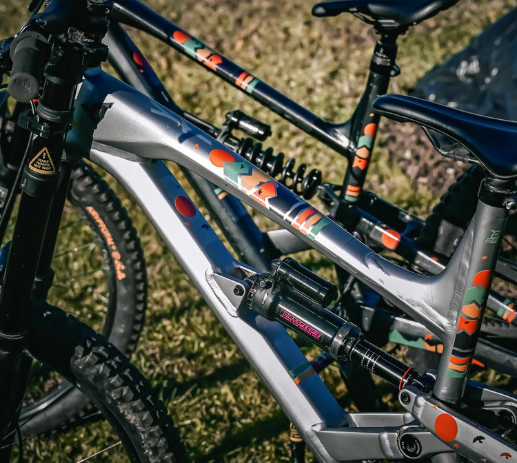 Retro Hills - Bike Frame wrap MK2 – DIRTSPECIFIC Bike frame protection