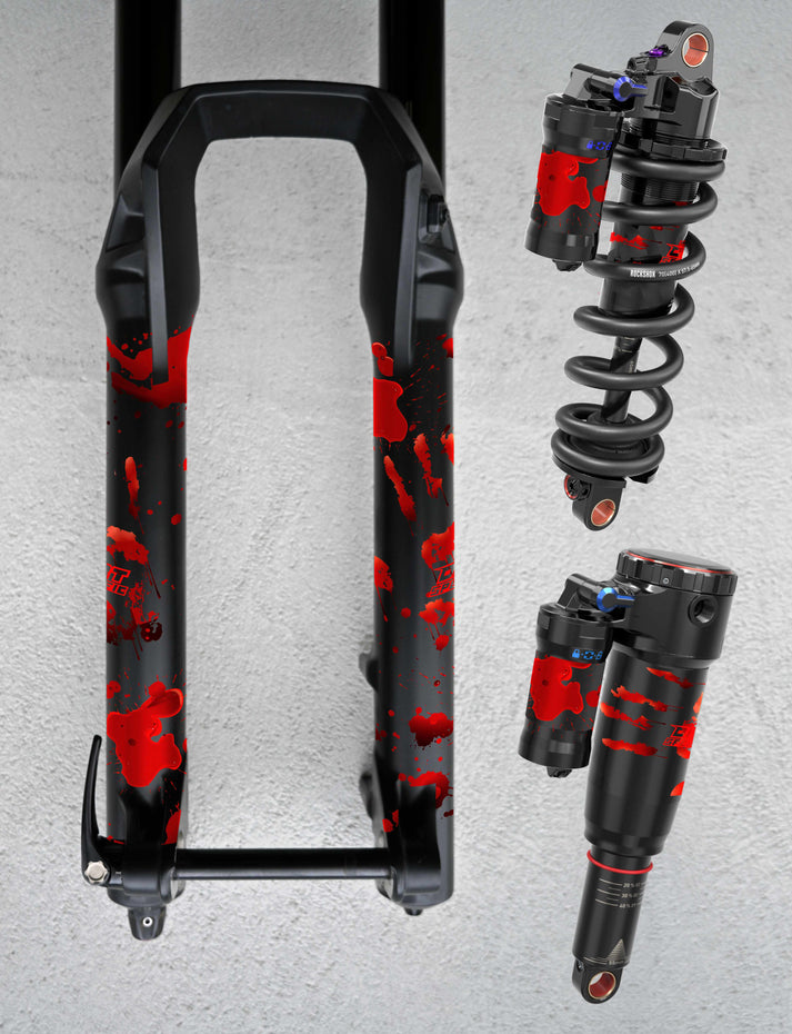 Blood - 360 Suspension wrap MK2 – DIRTSPECIFIC Bike frame protection