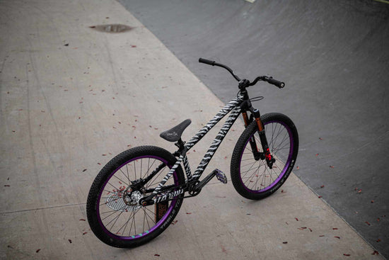 White zebra - Bike Frame wrap MK2 - (Custom Color Options🎨 ...